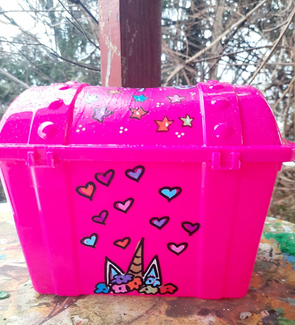 Reward Box Treasure Chest School Reward Box Bookworm Box | Etsy