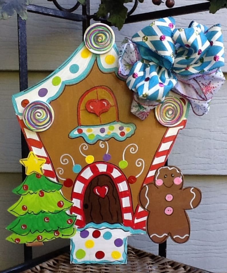 Gingerbread House Sign Gingerbread Door Sign Gingerbread | Etsy