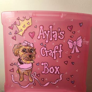 Art Supply Case, Craft Art Activity Case, Small Toy Box, Art Supply Box ...