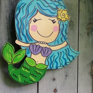 Mermaid Sign, Mermaid Door Sign, Under the Sea Sign, Under the Sea Door ...