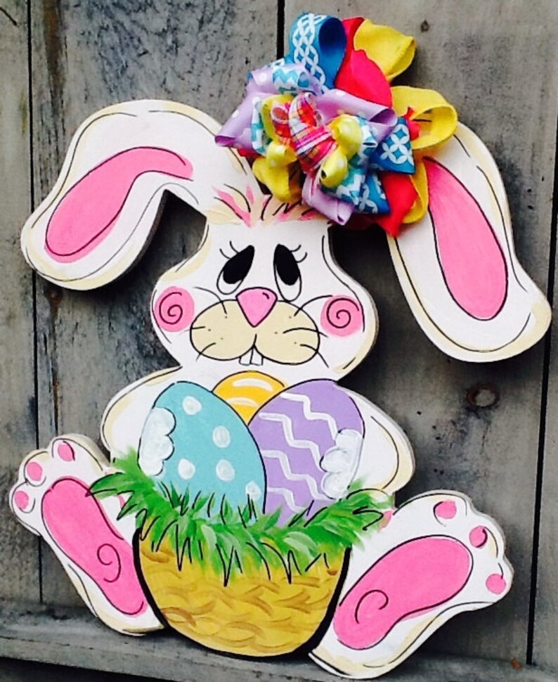 Peter Rabbit Door Hanger Easter Bunny Door Hanger Spring - Etsy