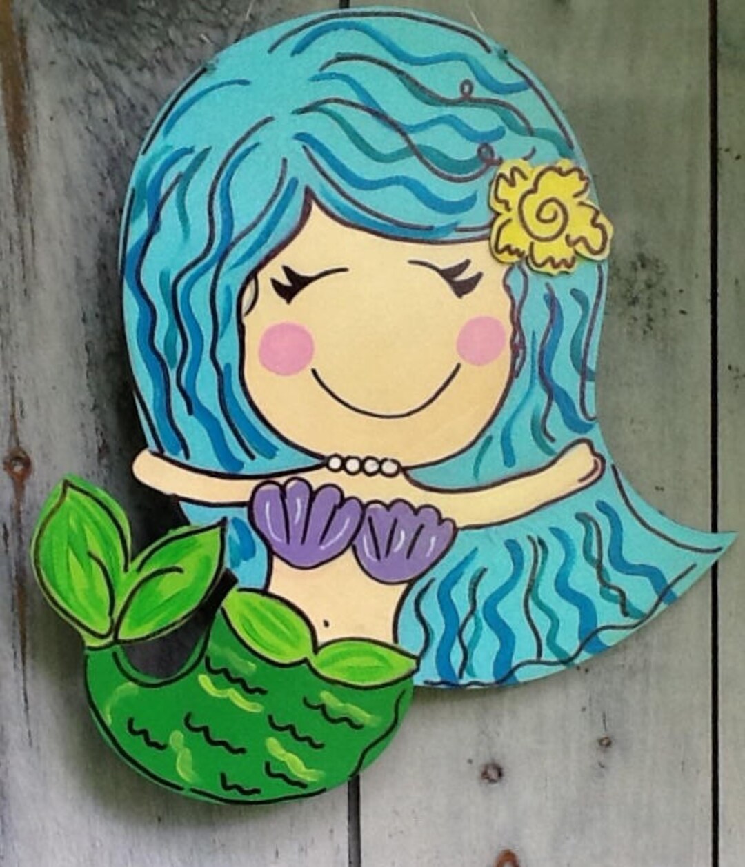 Mermaid Sign, Mermaid Door Sign, Under the Sea Sign, Under the Sea Door ...