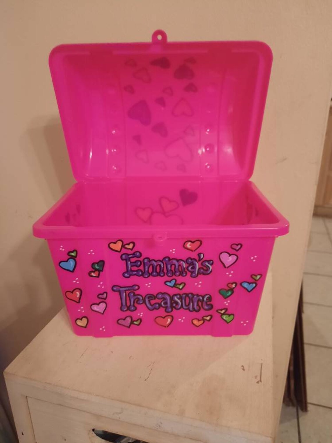 Class Reward Box Heart Treasure Chest School Reward Box | Etsy