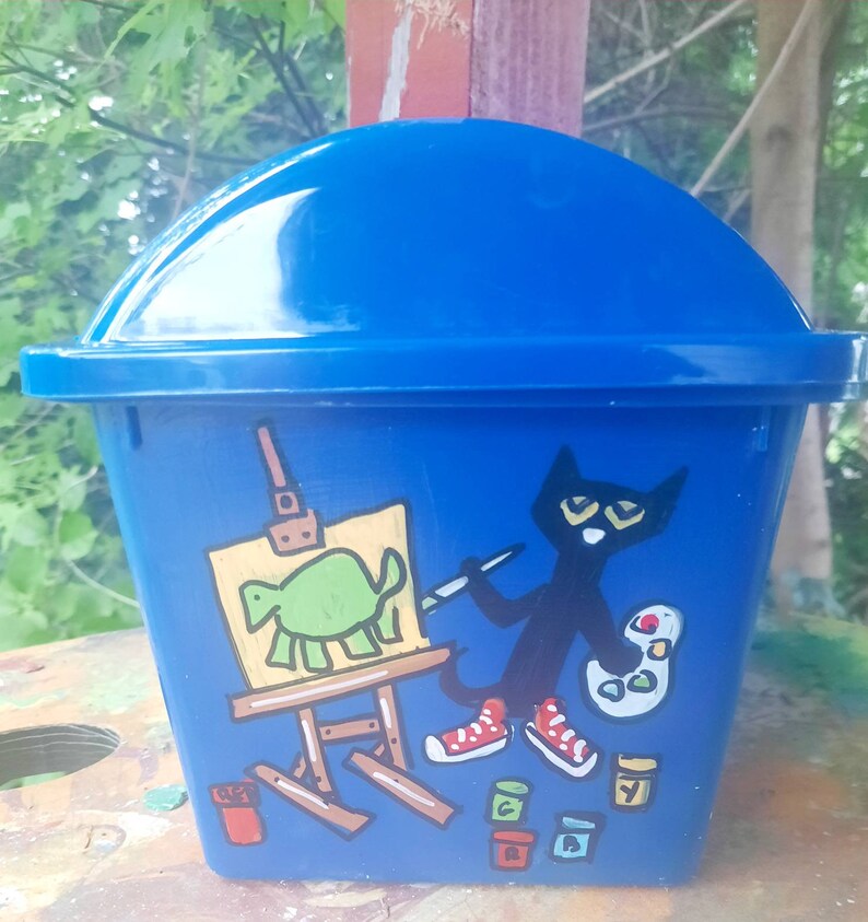 Pete the Cat Reward Box Treasure Chest School Reward Box - Etsy