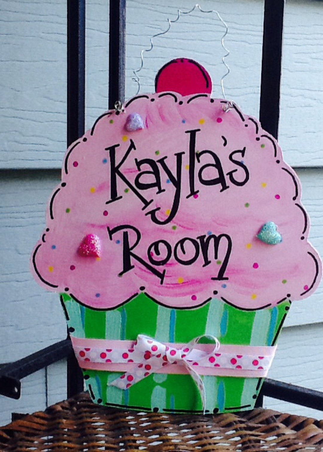 Cupcake Sign, Cupcake Door Sign, Cupcake Room Sign, Kitchen Sign ...
