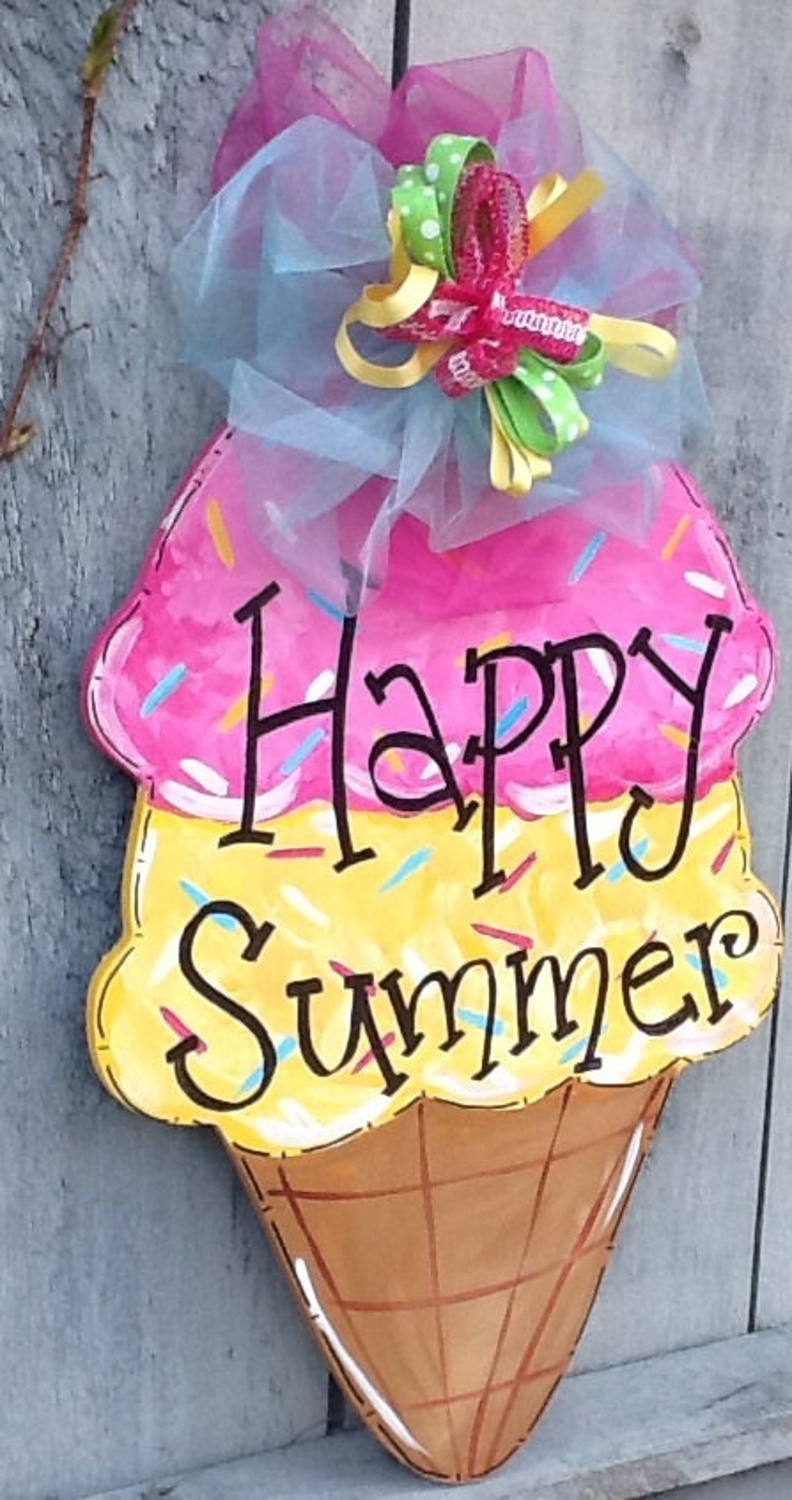 Happy Summer Sign Welcome Summer Sign Sweet Summer Door - Etsy