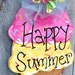 Happy Summer Sign Welcome Summer Sign Sweet Summer Door - Etsy