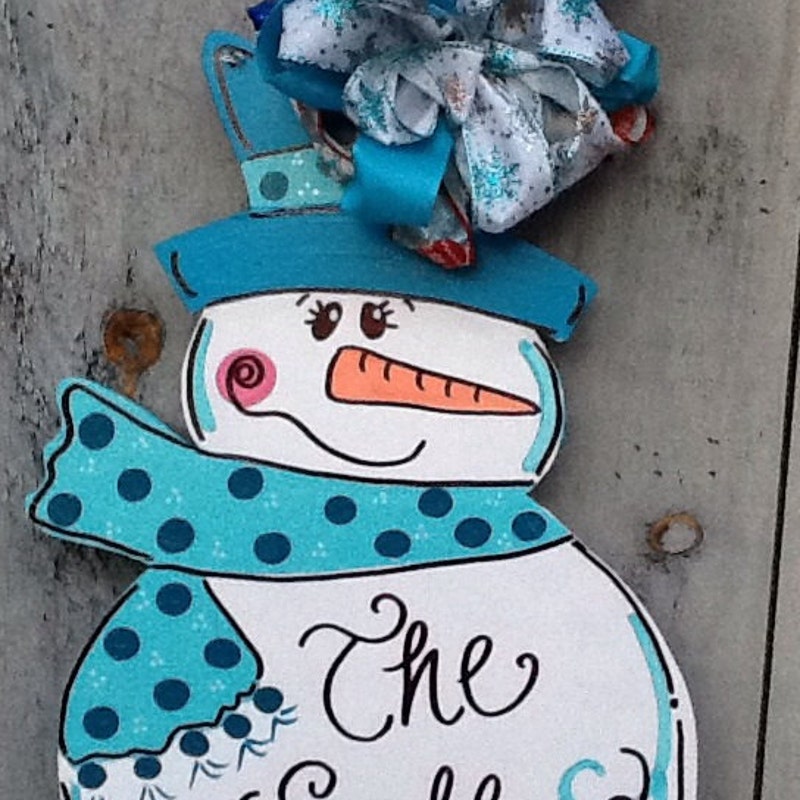 Snowman Sign - Etsy