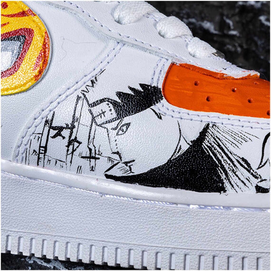 Custom Naruto Air Force 1, Handpainted Kurama Custom AF1, Comics Air ...