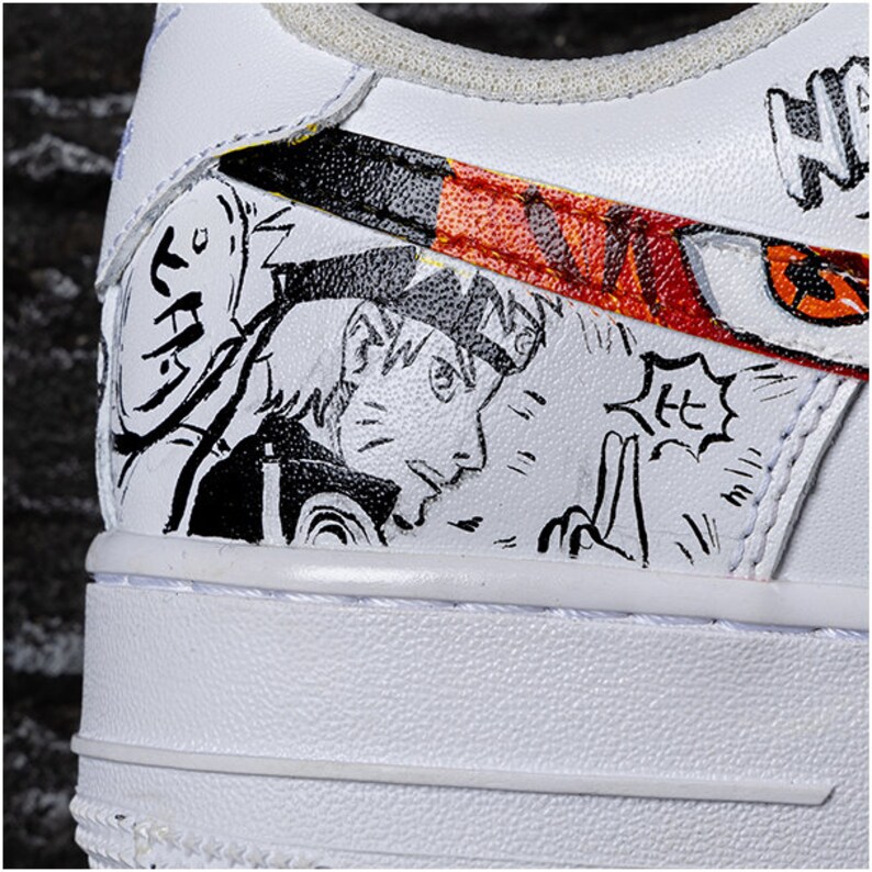 Custom Naruto Air Force 1, Handpainted Kurama Custom AF1, Comics Air ...