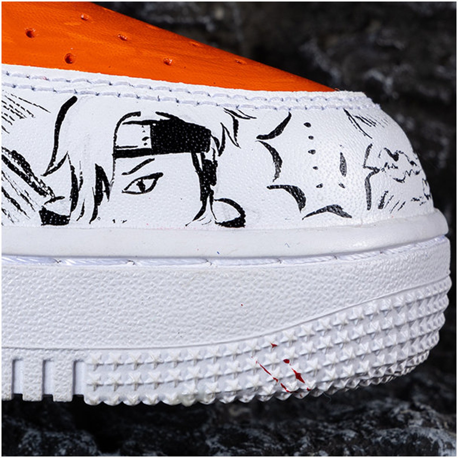 Custom Naruto Air Force 1, Handpainted Kurama Custom AF1, Comics Air ...