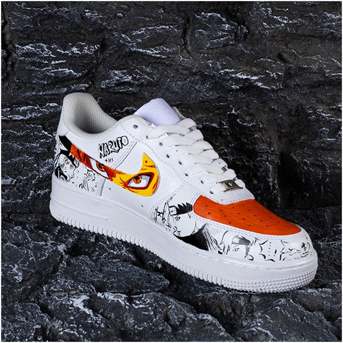 Custom Naruto Air Force 1, Handpainted Kurama Custom AF1, Comics Air ...