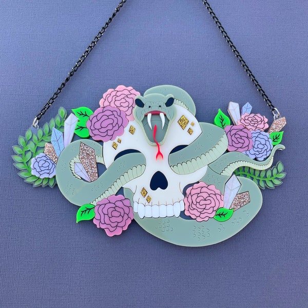 Laser Cut Necklace - Etsy