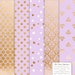 Premium Gold Foil Lavender Digital Papers Party Patterns, Party Digital ...