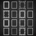 Premium Digital Lace Frames, Lace Border Clip Art, Digital Scrapbook ...