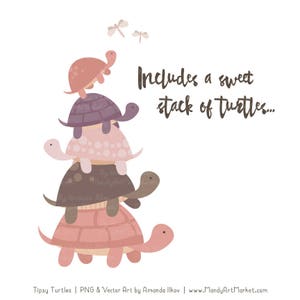 Professional Turtle Stack Clipart in Buff - Turtle Clipart, Turtle ...