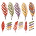 Professional Tribal Feathers Clipart & Vectors in Autumn - Feathers ...