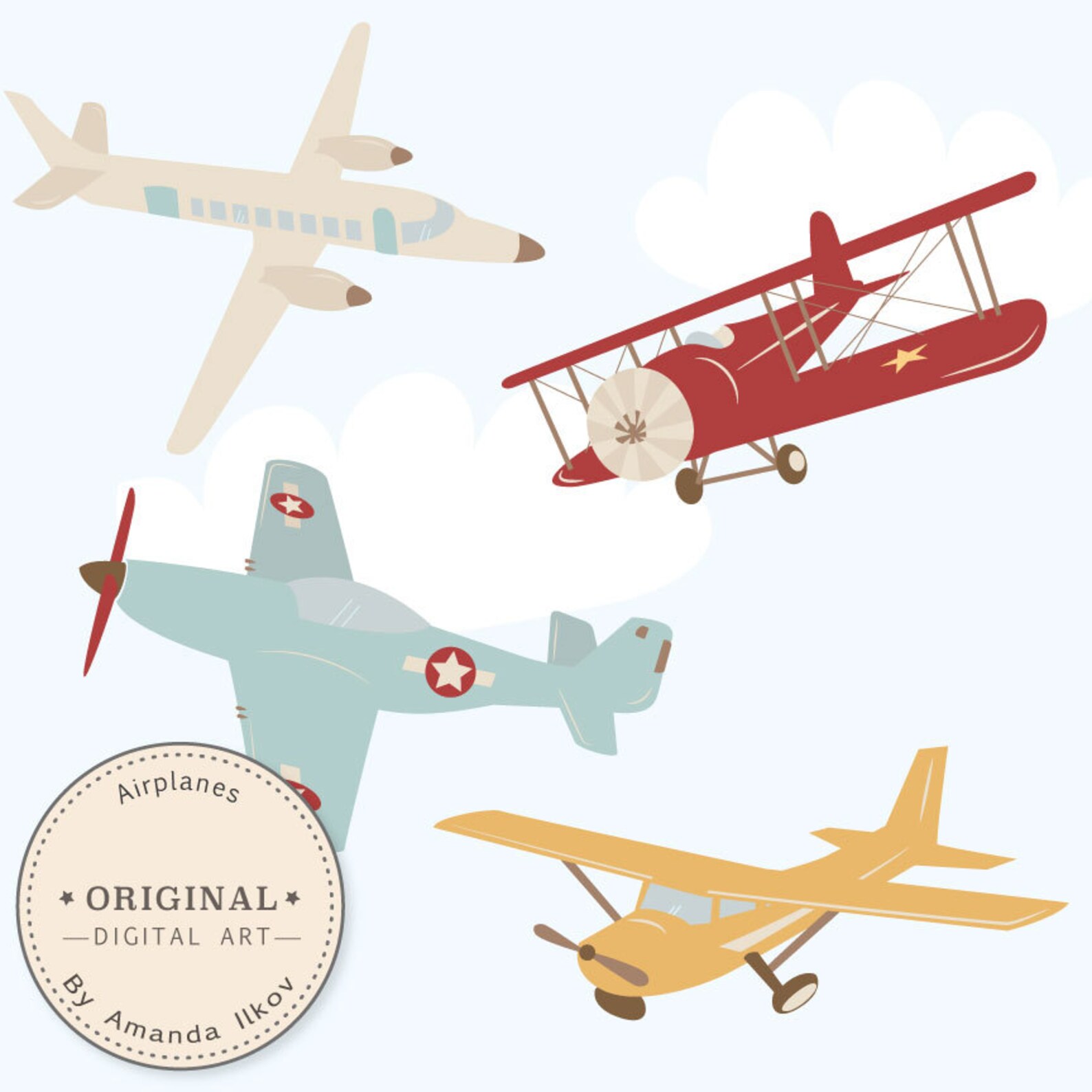 Professional Airplane Clipart & Airlplane Vectors - Airplane Clip Art ...