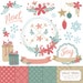 Premium Floral Christmas Clip Art & Digital Papers - Christmas Clipart ...