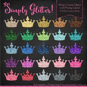 Professional Glitter Crowns Clipart Glitter Crowns, Glitter Clipart ...