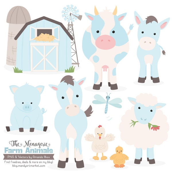 Farm Animals - Etsy