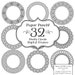 32 Premium Paper Punch Grey Lace Frames Clipart & Vectors - Grey Lace ...