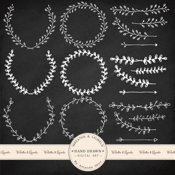 Chalkboard Clip Art - Etsy