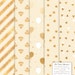 Celebrate Gold Foil Digital Papers in Cream Party Patterns - Etsy