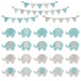 Premium Elephant Clipart Vectors & Digital Papers in Vintage - Etsy