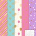 Celebrate Gold Foil Digital Papers in Fresh - Party Patterns, Party ...