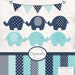 Premium Elephant Clipart Vectors & Digital Papers in Oceana - Etsy