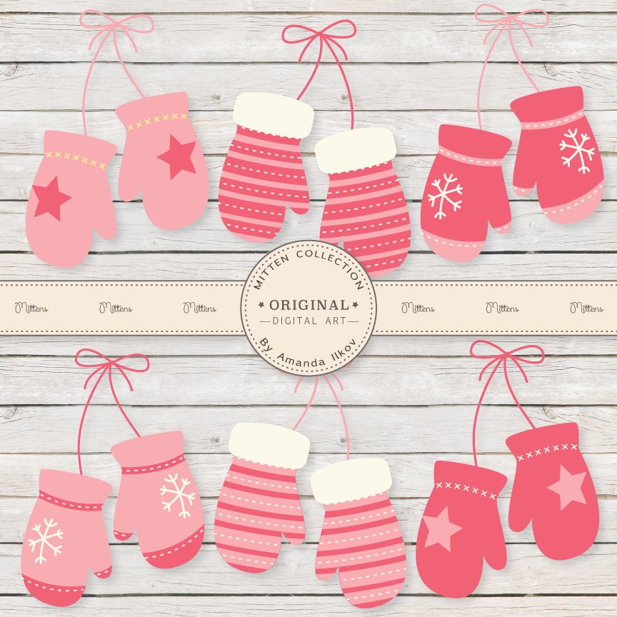 Professional Pink Mittens Clipart, Pink Mitten Clip Art, Pink Mitten ...