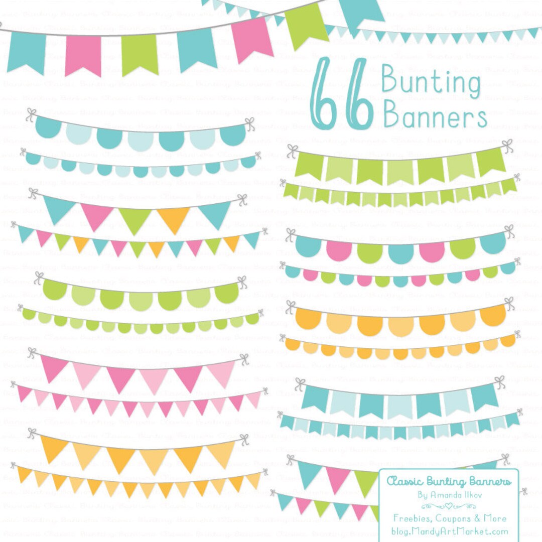 Professional Bunting Banner Clipart & Vectors in Fresh Bunting Clipart ...