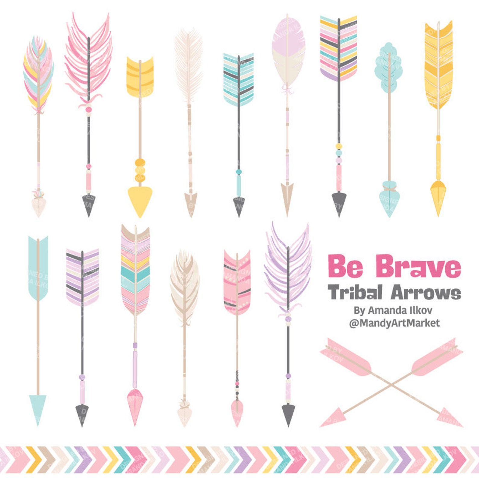 Professional Tribal Arrows Clipart & Vectors in Fresh Arrows - Etsy