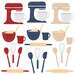 Professional Baking Clipart & Vectors in Americana - Kitchen Clipart ...