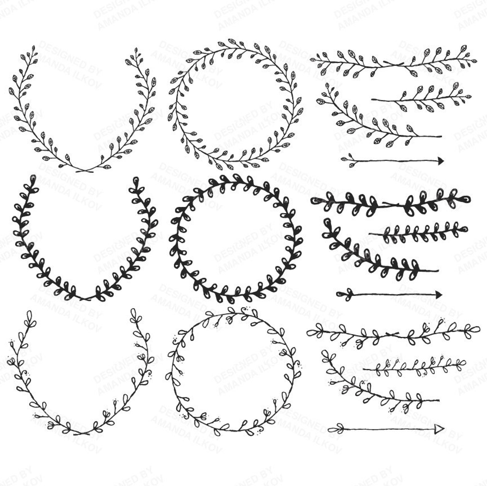 Premium Laurels, Wreaths, Arrow Vectors, Branch Clip Art, Arrows Clip ...