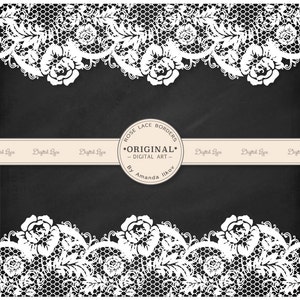 Extra Wide Blue Wedding Lace Clip Art, Lace Vectors & Wood Digital ...