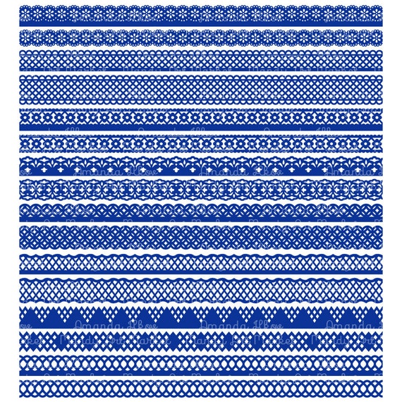 Royal Blue Border Line