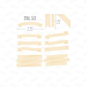 Professional Digital Ribbon Banners - Cream Banners, Cream Ribbon ...