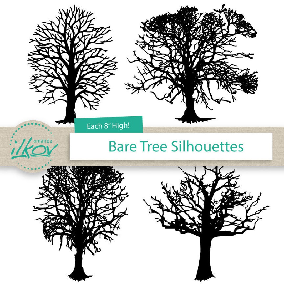 Professional Tree Branches Clip Art, Tree Silhouette Clip Art for ...