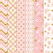 Premium Boho Gold Glitter Digital Paper in Soft Pink - Gold Digital ...
