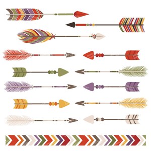 Professional Tribal Arrows Clipart & Vectors in Autumn - Arrows Clip ...