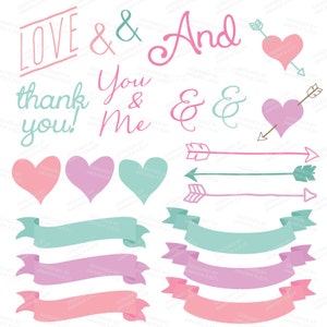 Premium Floral Clip Art & Vectors Garden Party Wedding Clip Art ...