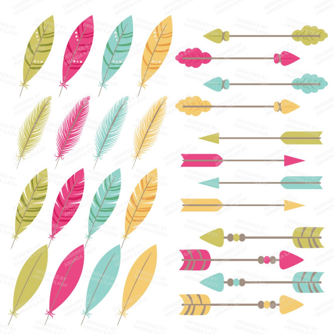 Professional Tribal Clipart & Vectors Tribal Clip Art Tipi - Etsy