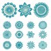Professional Vintage Blue Flowers Clipart & Vectors Floral Clip Art ...