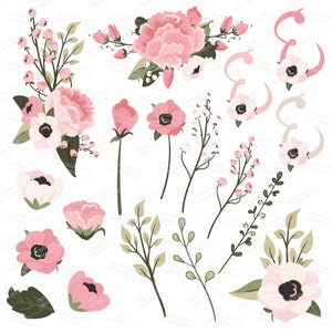 Premium Wedding Clipart & Vectors - Soft Pink Bicycle Clipart, Wedding ...