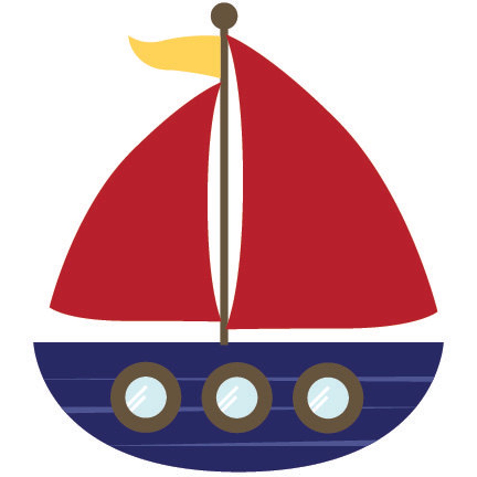 Professional Cute Nautical Clipart for Digital Scrapbooking - Etsy
