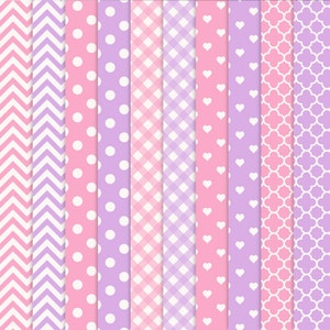 Premium Owl Clipart, Vectors & Digital Papers in Fresh Pink and Purple ...