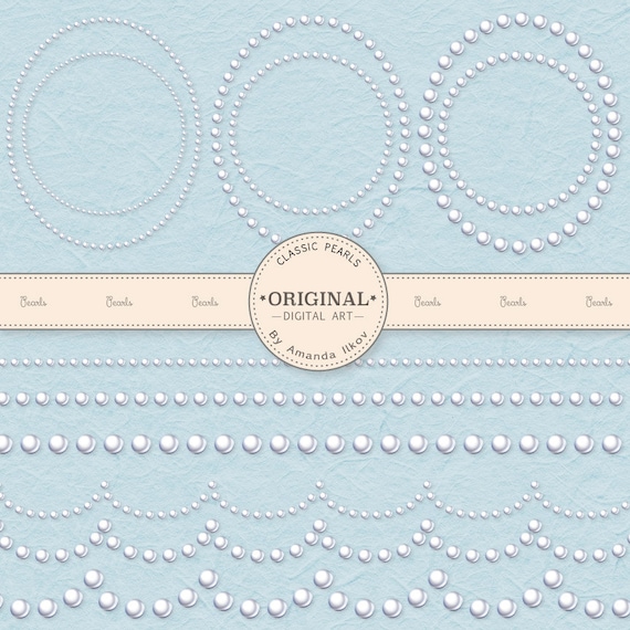 Pearls Border Clip Art