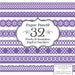 32 Premium Purple Paper Punch Lace Borders Clipart & Vectors - Purple ...